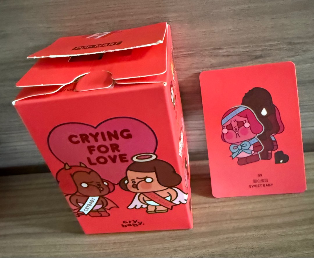 Crybaby Crying for Love Series - Sweet Baby BNIF (POPMART), Hobbies ...