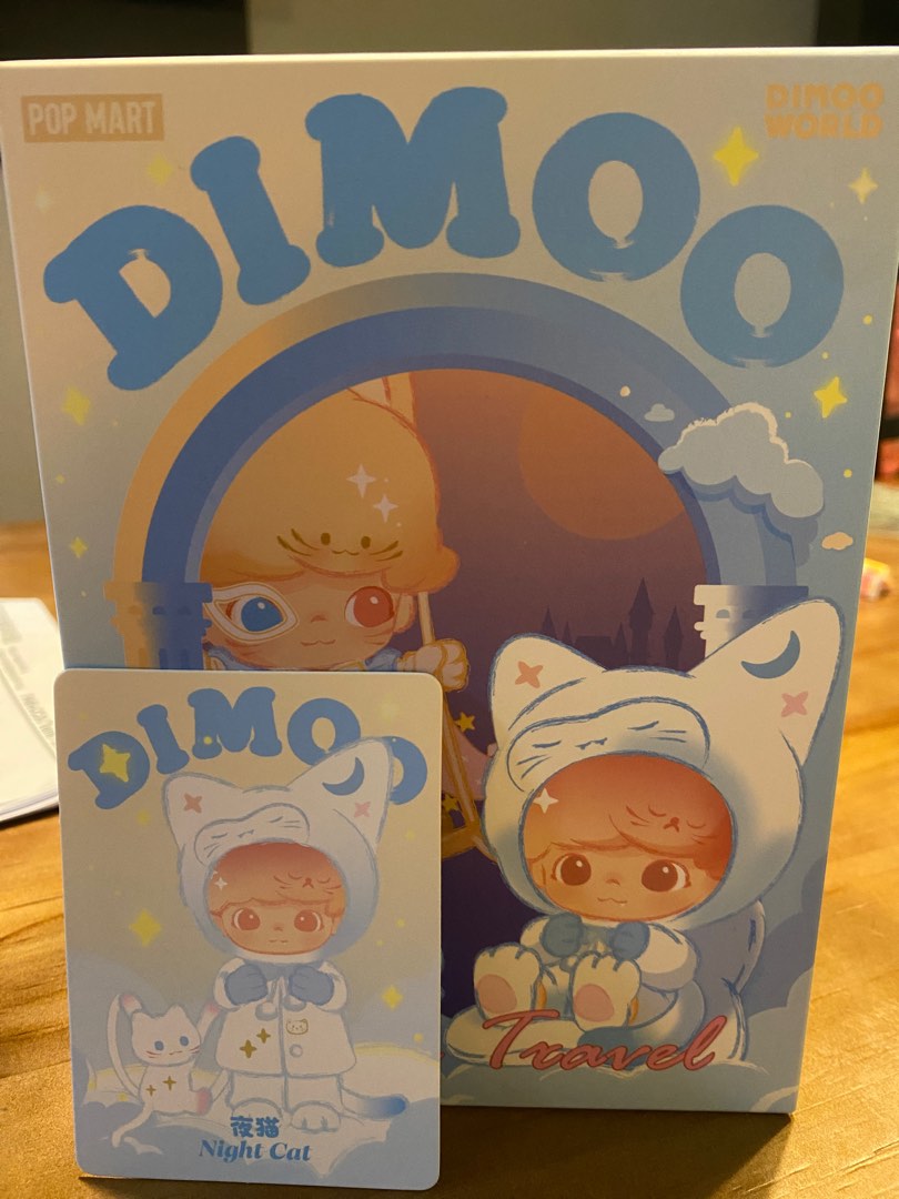 Dimoo Dream Travel - Night Cat, Hobbies & Toys, Toys & Games on Carousell