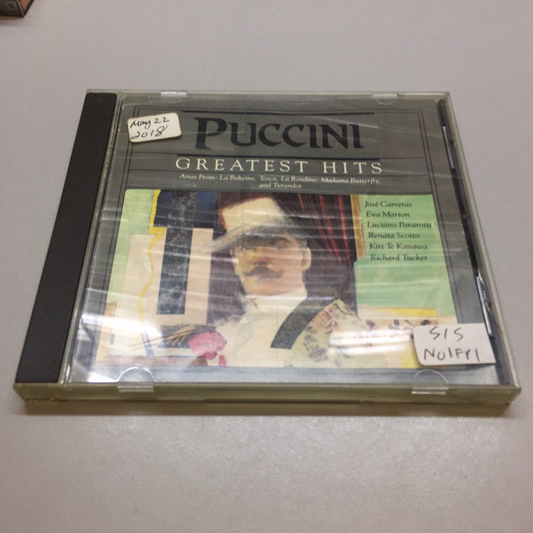 (Eng CD) Puccini greatest hits, Hobbies & Toys, Music & Media, CDs ...