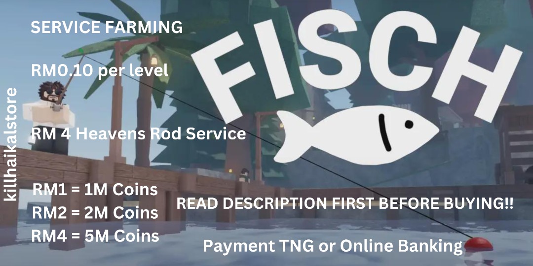 Fisch Service (READ DESC), Video Gaming, Gaming Accessories, In-Game ...