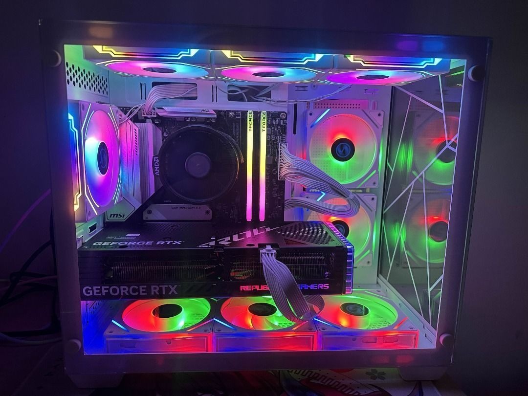 Gaming PC set mid tier RTX 40 Series with 240Hz Monitor Set, Computers ...