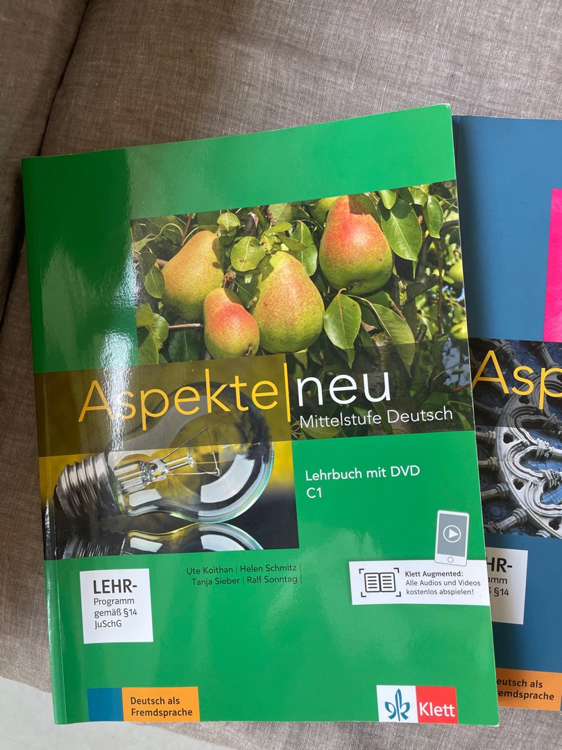 German textbook and workbook B2 and C1, Hobbies & Toys, Books ...