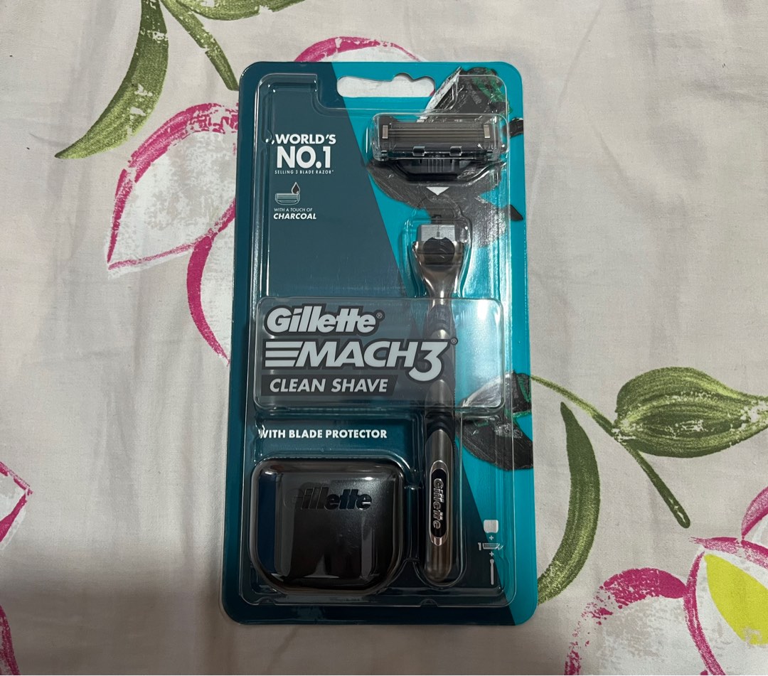 Gillette Mach 3 Charcoal Razor 1 Up, Beauty & Personal Care, Face, Face ...