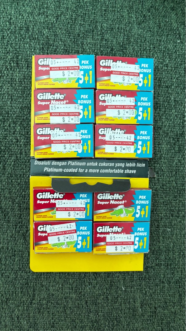 Gillette Super Nacet, Beauty & Personal Care, Men's Grooming Products ...