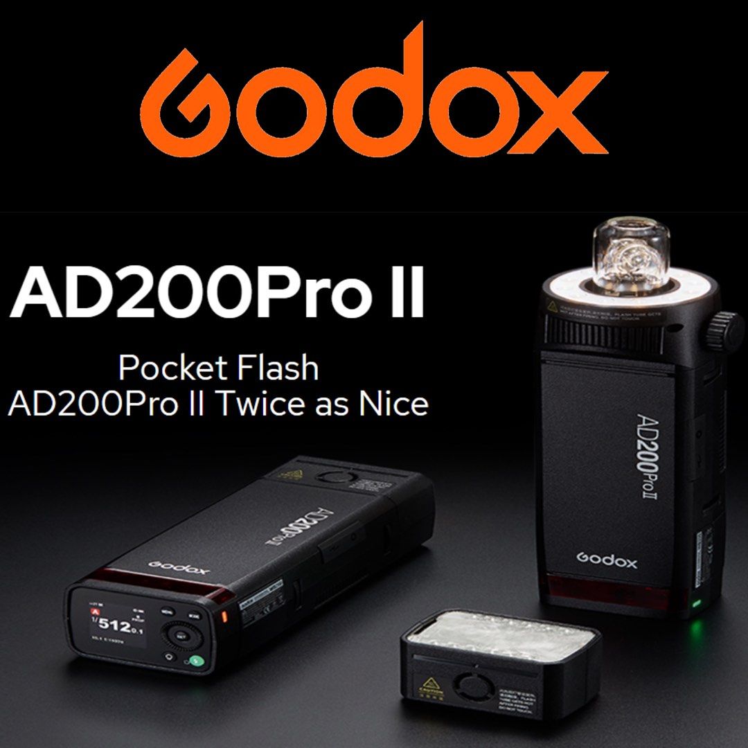 Godox AD200PRO II Pocket Flash | AD200II | AD200 PRO, Photography ...