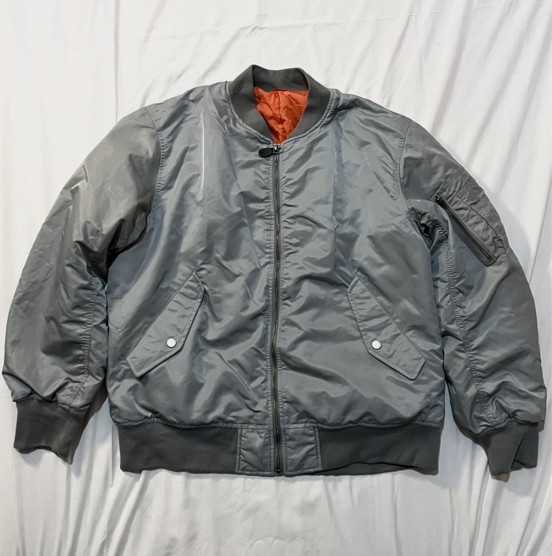 GU MA1 BOMBER JACKET, Men's Fashion, Coats, Jackets and Outerwear on Carousell