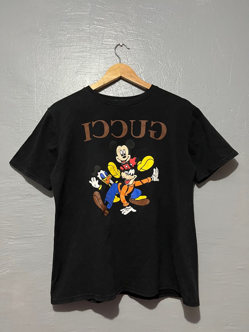 Gucci x Disney Mickey/Goofy Sz. Medium, Women's Fashion, Tops, Shirts ...