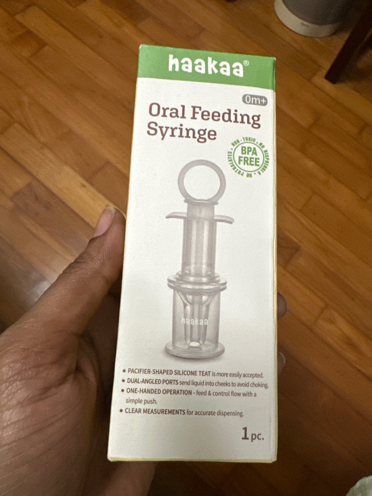 Haakaa Oral Feeding Syringe, Babies & Kids, Nursing & Feeding, Breastfeeding & Bottle Feeding on ...