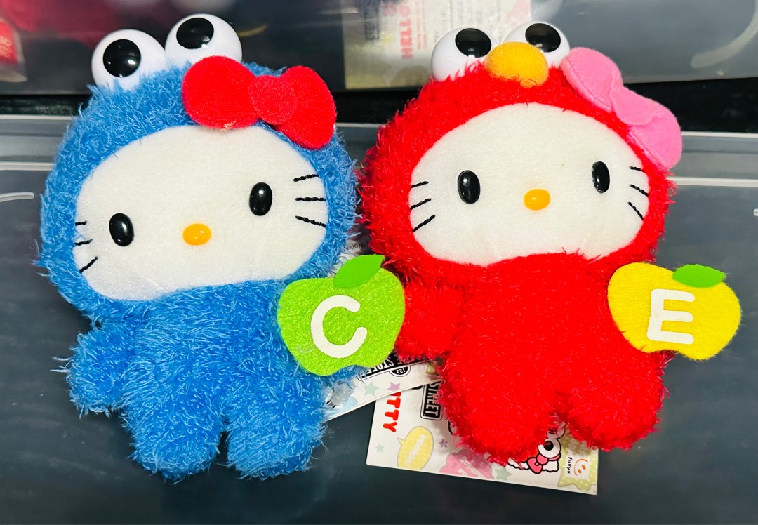 Hello kitty Elmo Cookie Monster Sesame Street, Hobbies & Toys, Toys ...