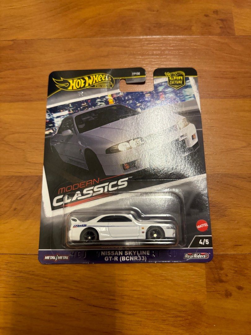Hot Wheels Premium Car Culture Nissan Skyline GTR BCNR33 R33, Hobbies ...