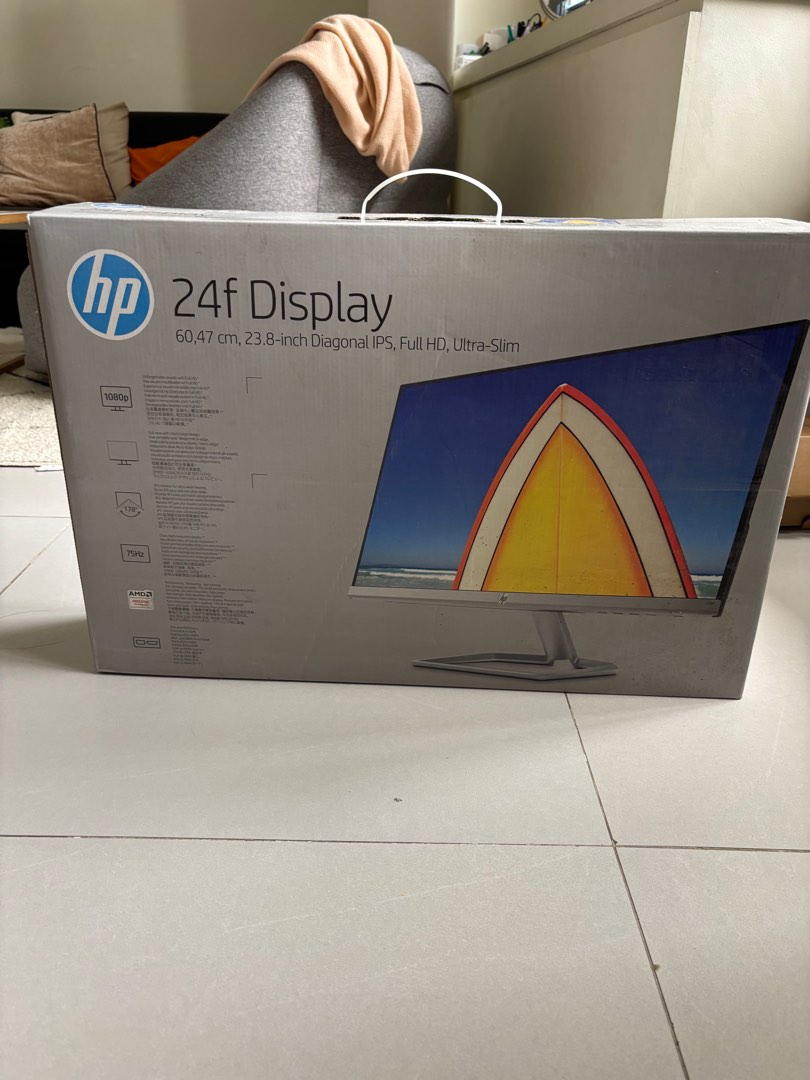 HP 24F 24" LED MONITOR DISPLAY, Computers & Tech, Parts & Accessories, Monitor Screens on Carousell