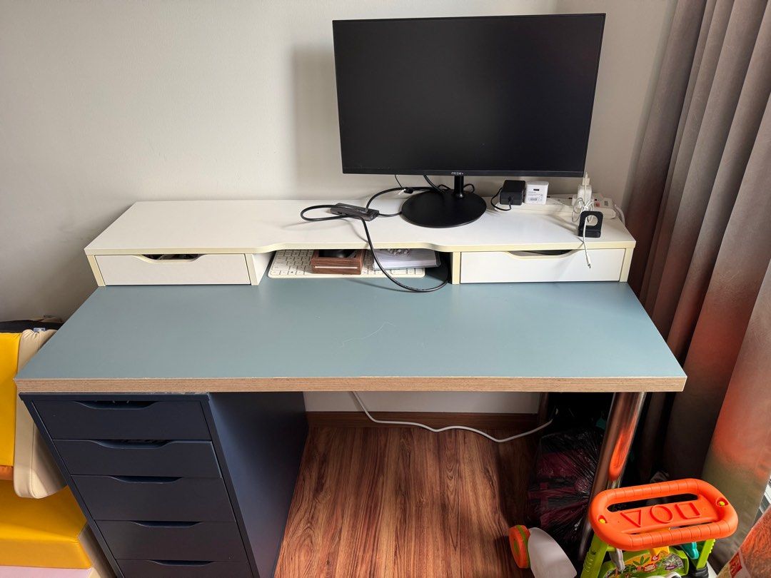 IKEA Study Table with drawer , Furniture & Home Living, Furniture ...