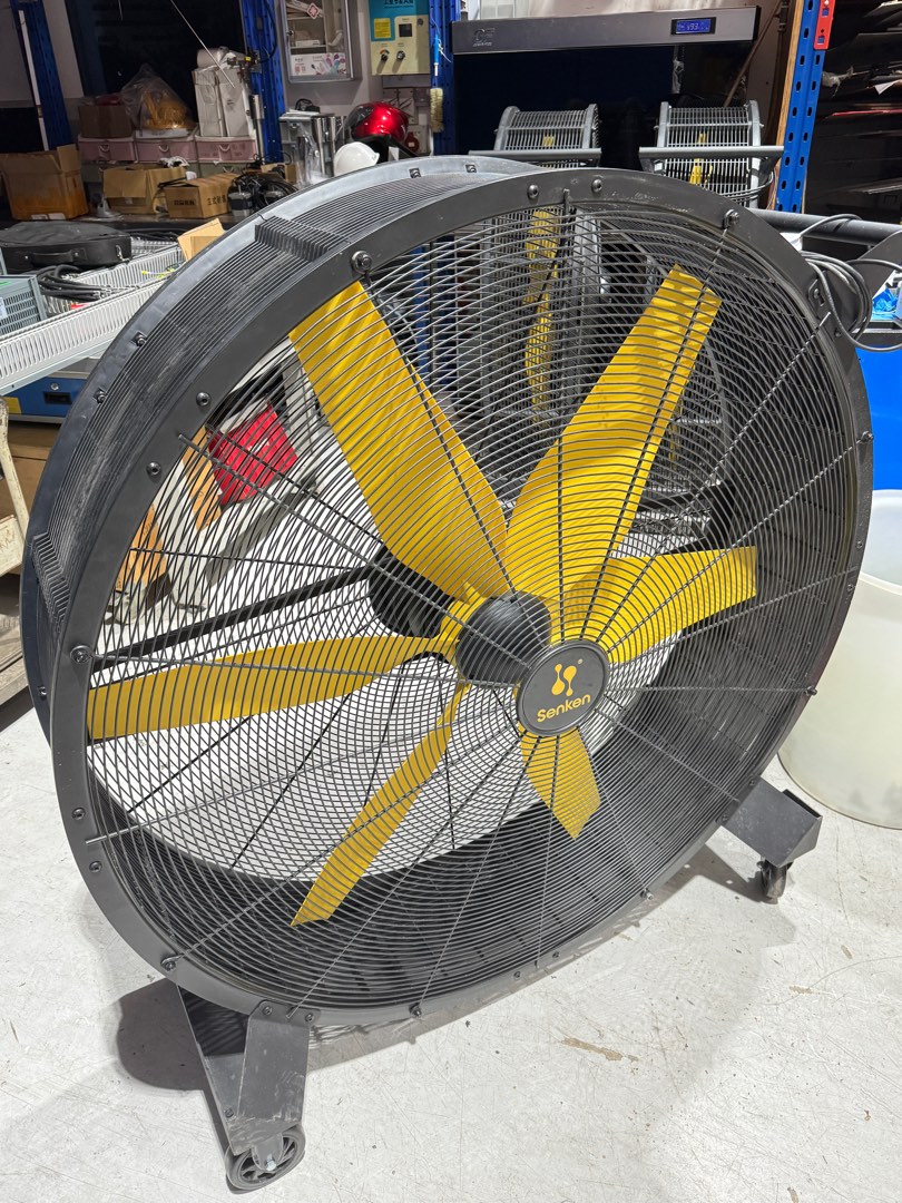 Industrial Giant Fan 132cm, Furniture & Home Living, Lighting & Fans ...