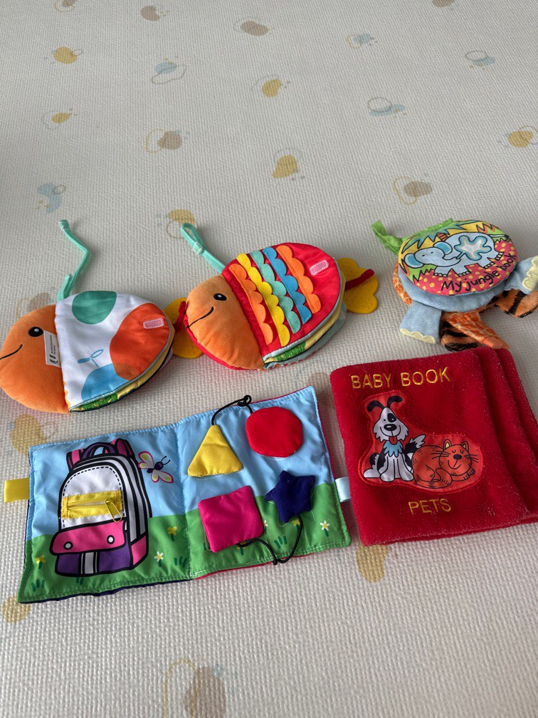 Infant baby texture books, Babies & Kids, Infant Playtime on Carousell
