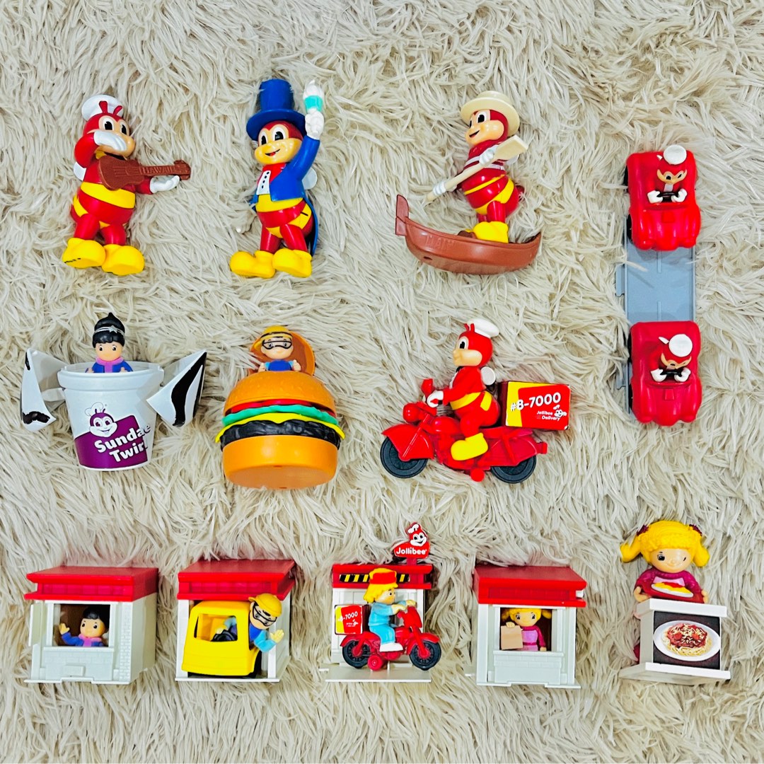 Jollibee Collection Action Figures Kiddie Meal Toys, Hobbies & Toys ...