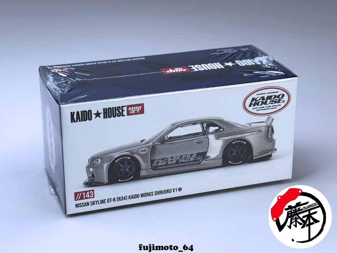 KAIDO HOUSE X MINI GT 1/64 KHMG143 NISSAN SKYLINE GT-R (R34) KAIDO ...