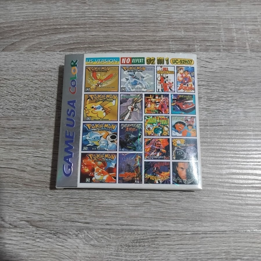 Kaset Game USA Color 92 in 1 UC-92H07 Gameboy Color Original, Video ...