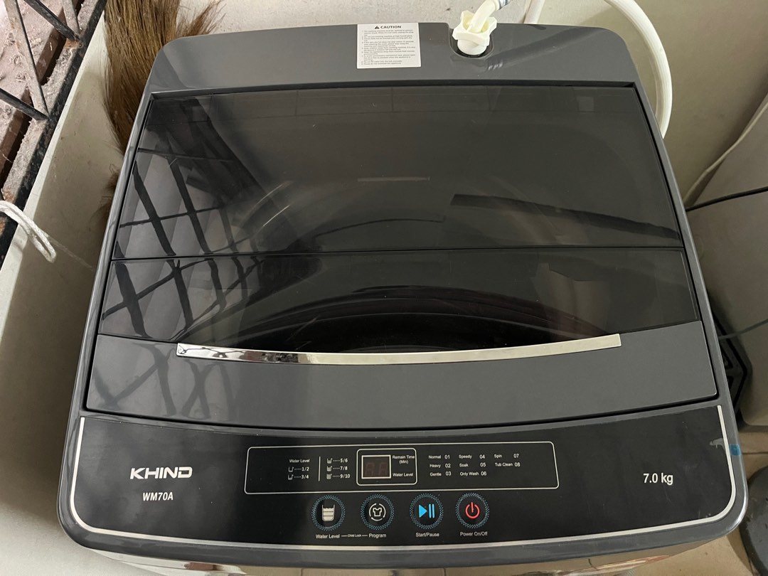 KHIND WASHING MACHINE 7KG, TV & Home Appliances, Washing Machines and ...
