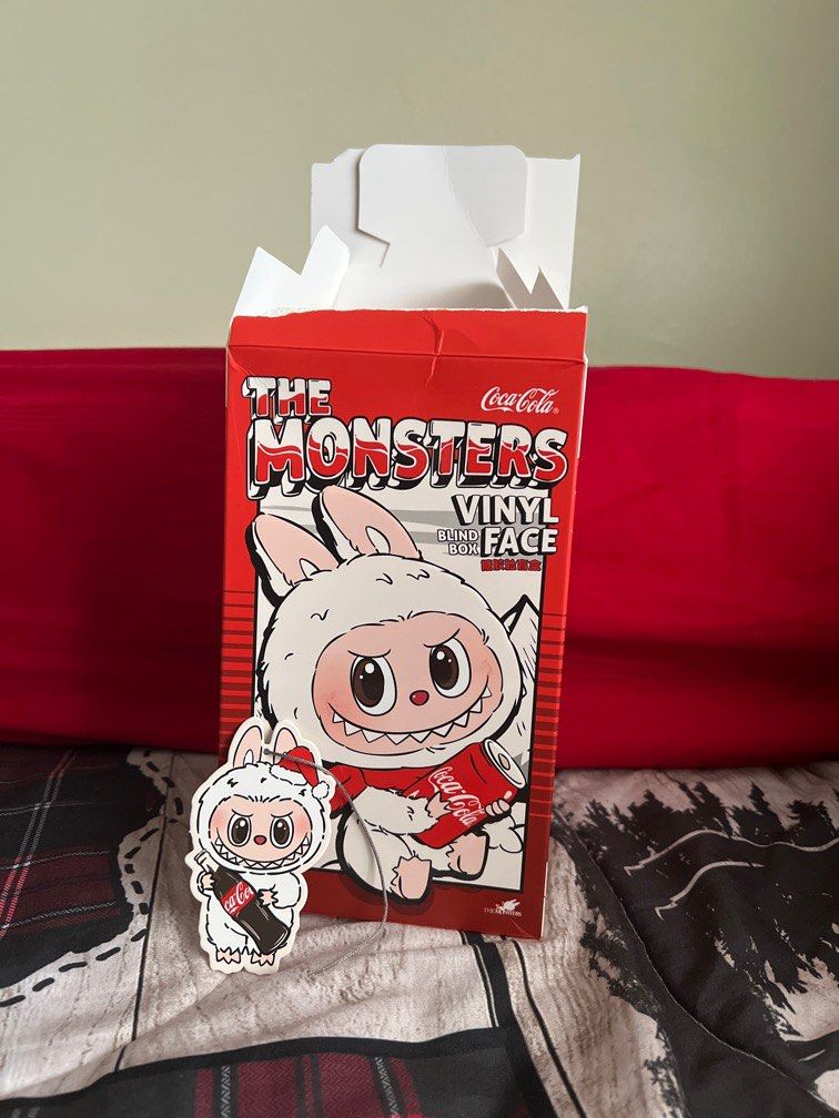 Labubu Coca-Cola Pendant - Surprise Shake Vinyl Face Popmart, Hobbies ...