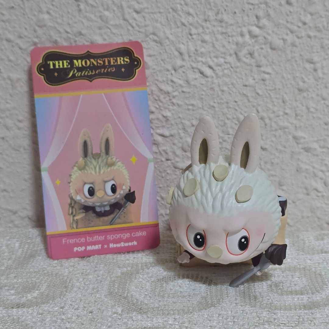 Labubu The Monster x Patisserie Series - French Butter Sponge Cake ...