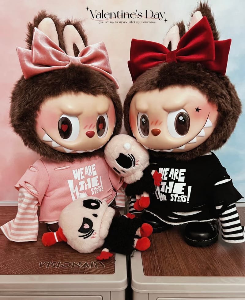 Labubu Valentine Plush Doll, Hobbies & Toys, Toys & Games on Carousell
