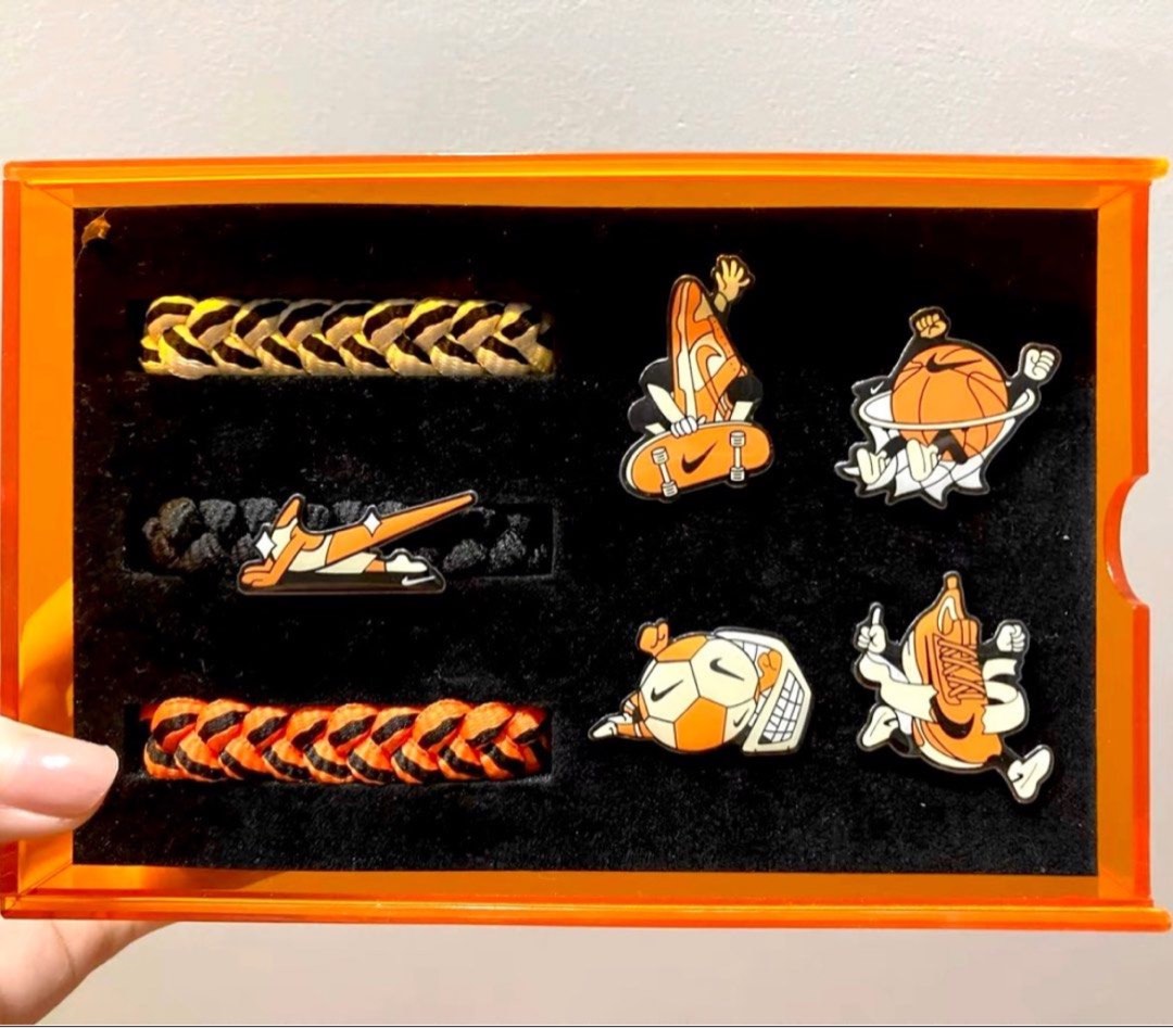 Limited Edition Nike Thread Friendship Bracelet Pins Set Accessories ...