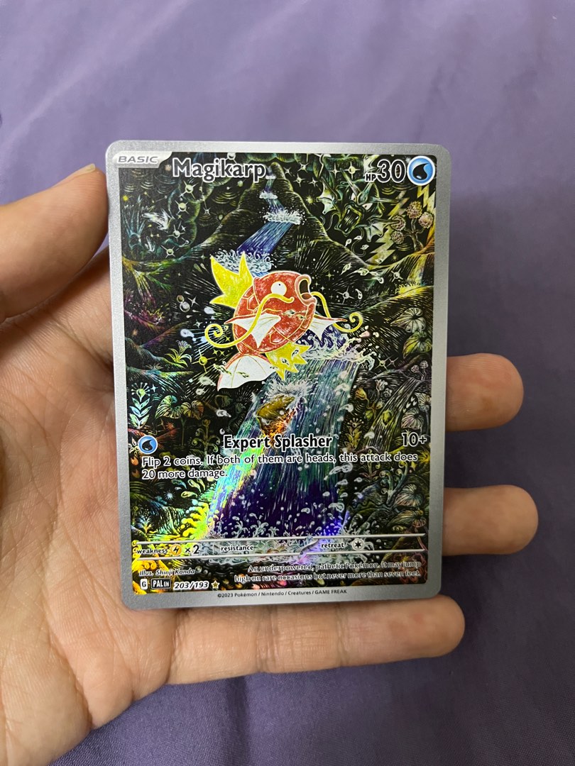 Magikarp 203/193 Paldea Evolved Illustration Rare Pokemon, Hobbies ...