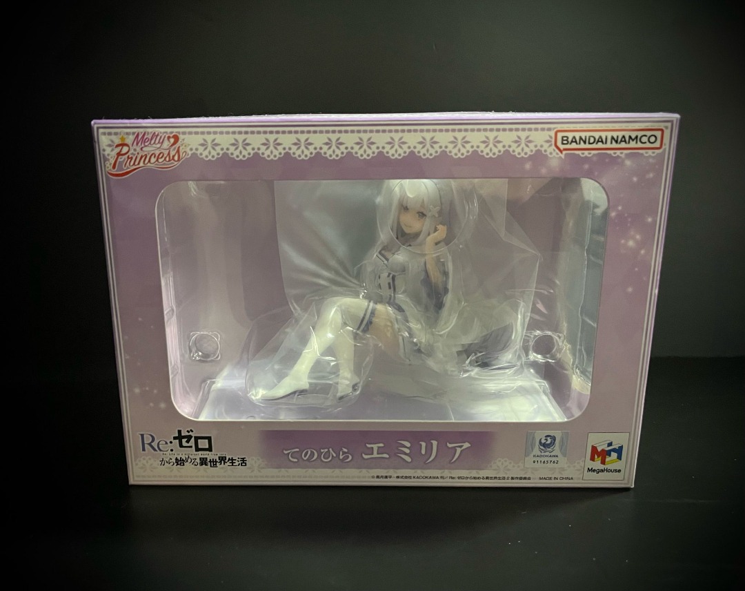 MEGAHOUSE Melty Princess 從零開始的異世界生活 掌上 愛蜜莉雅 -迷你Figure -Emilia, 興趣及遊戲 ...