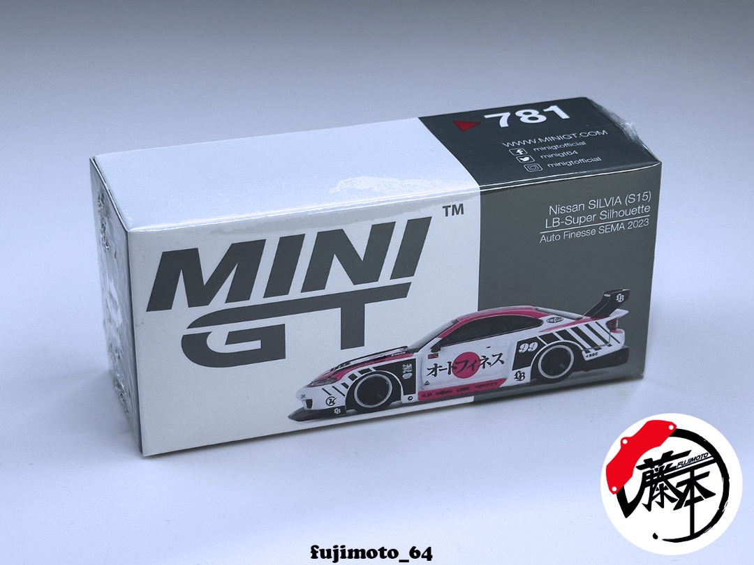 MINI GT 1/64 #781 NISSAN LB-SUPER SILHOUETTE S15 SILVIA AUTO FINESSE ...