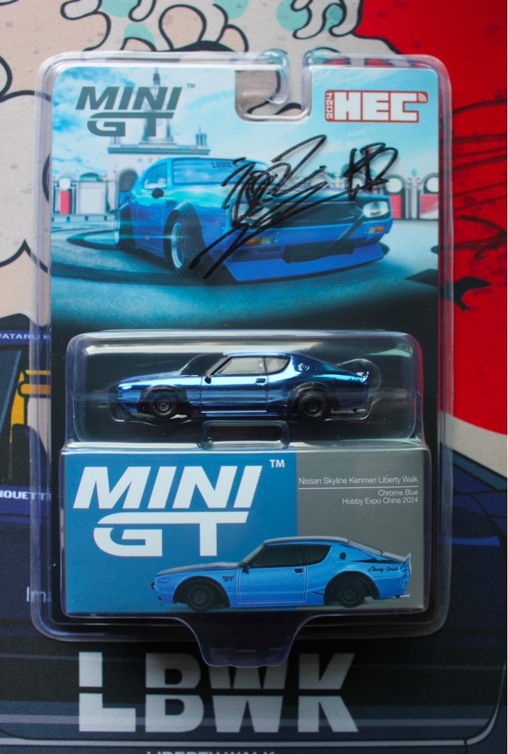Mini GT Nissan Skyline Kenmeri Liberty Walk Chrome Blue, Hobbies & Toys ...