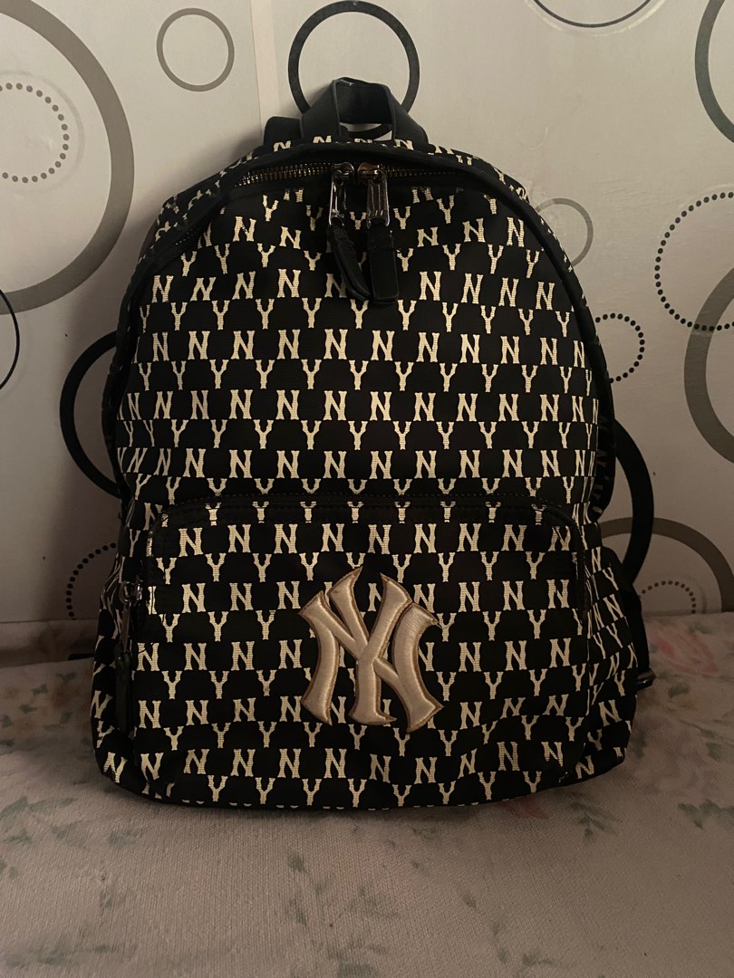 MLB new york yankees monogram backpack, Women's Fashion, Bags & Wallets ...