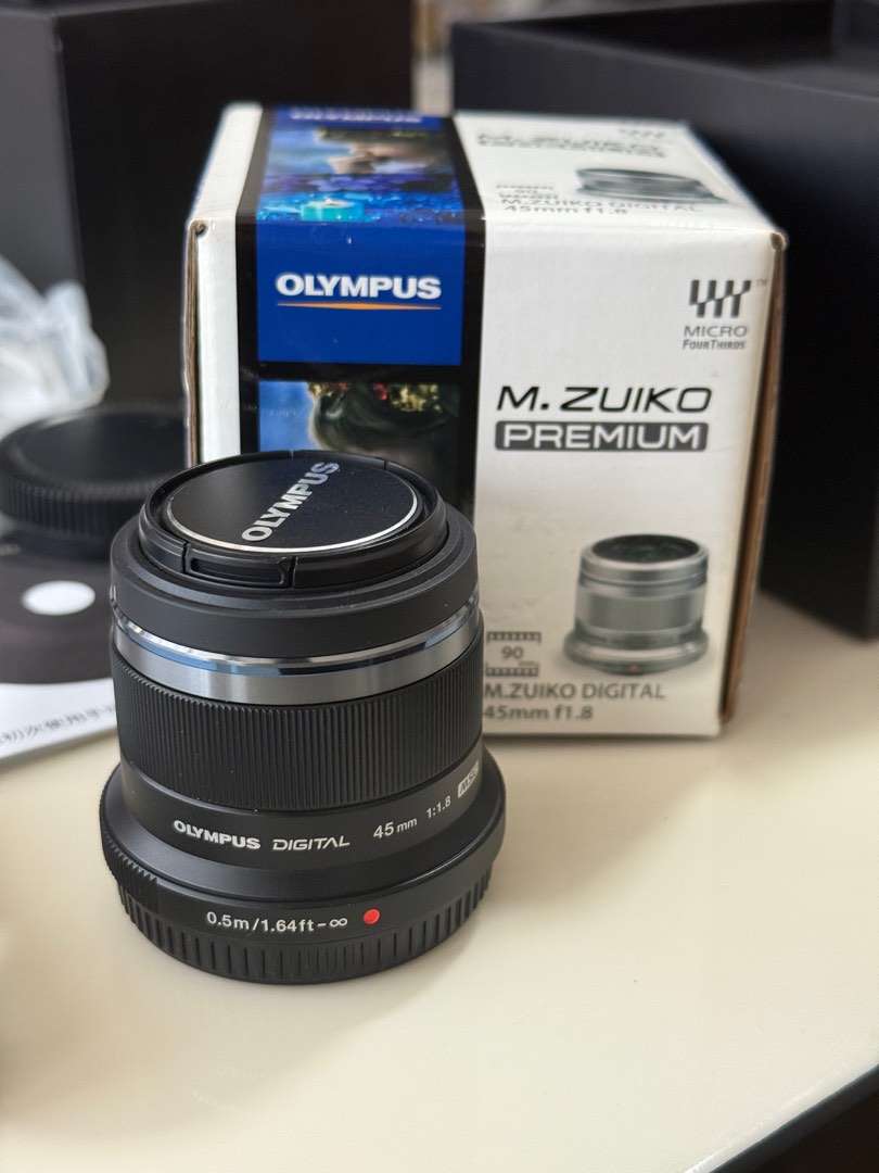 Olympus M.Zuiko Digital 45mm f1.8 M43 Lens, Photography, Lens & Kits on ...