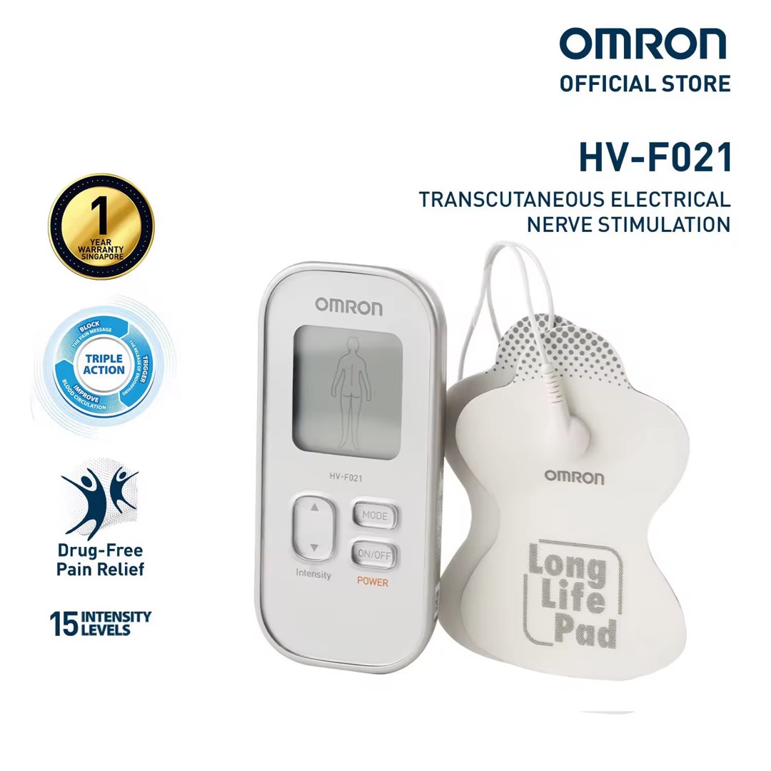 OMRON TENS HVF-021 STIMULATOR, Health & Nutrition, Medical Supplies ...
