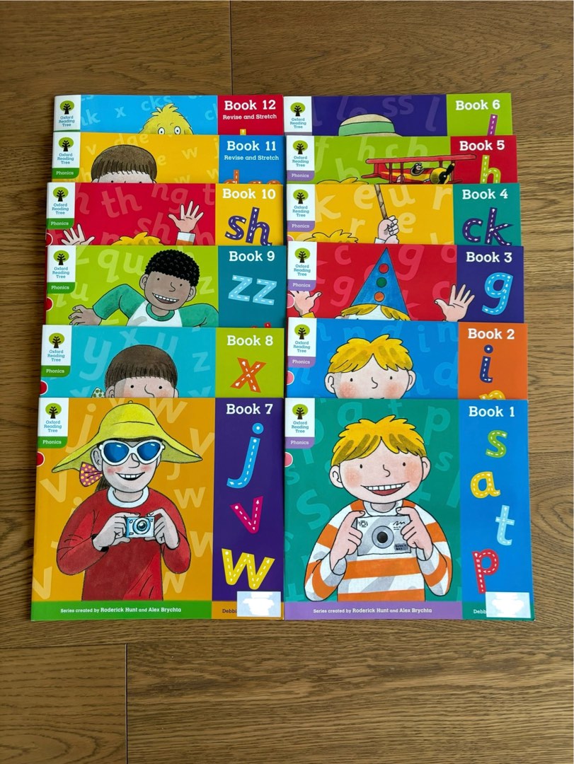 Oxford Reading Tree Phonics Book 1-6 set/ Book 7-12 set, 興趣及遊戲, 書本 & 文具 ...