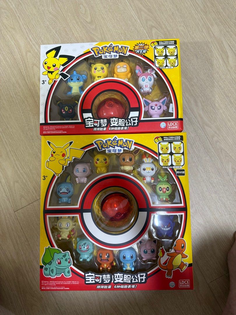 Pokemon face changing figures, Hobbies & Toys, Toys & Games on Carousell