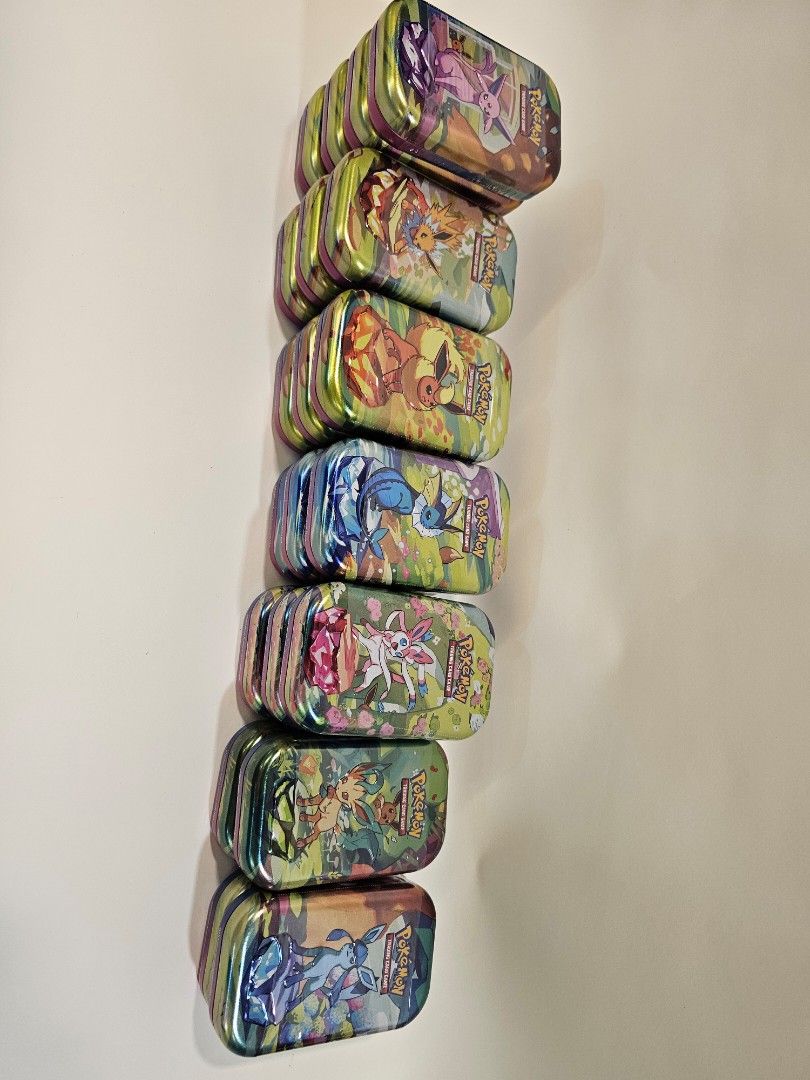 [In Stocks]Pokemon TCG Prismatic Evolutions Mini Tins Full Set Sealed ...