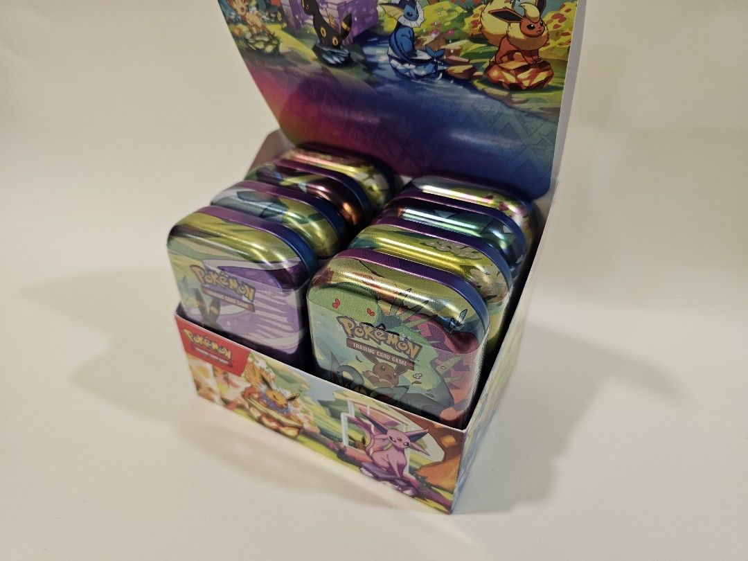 [In Stocks]Pokemon TCG Prismatic Evolutions Mini Tins Full Set Sealed ...