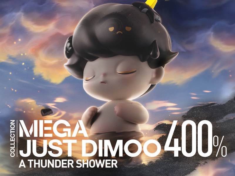 Pop Mart Just Dimoo A Thunder Shower 400%, Hobbies & Toys, Toys & Games ...