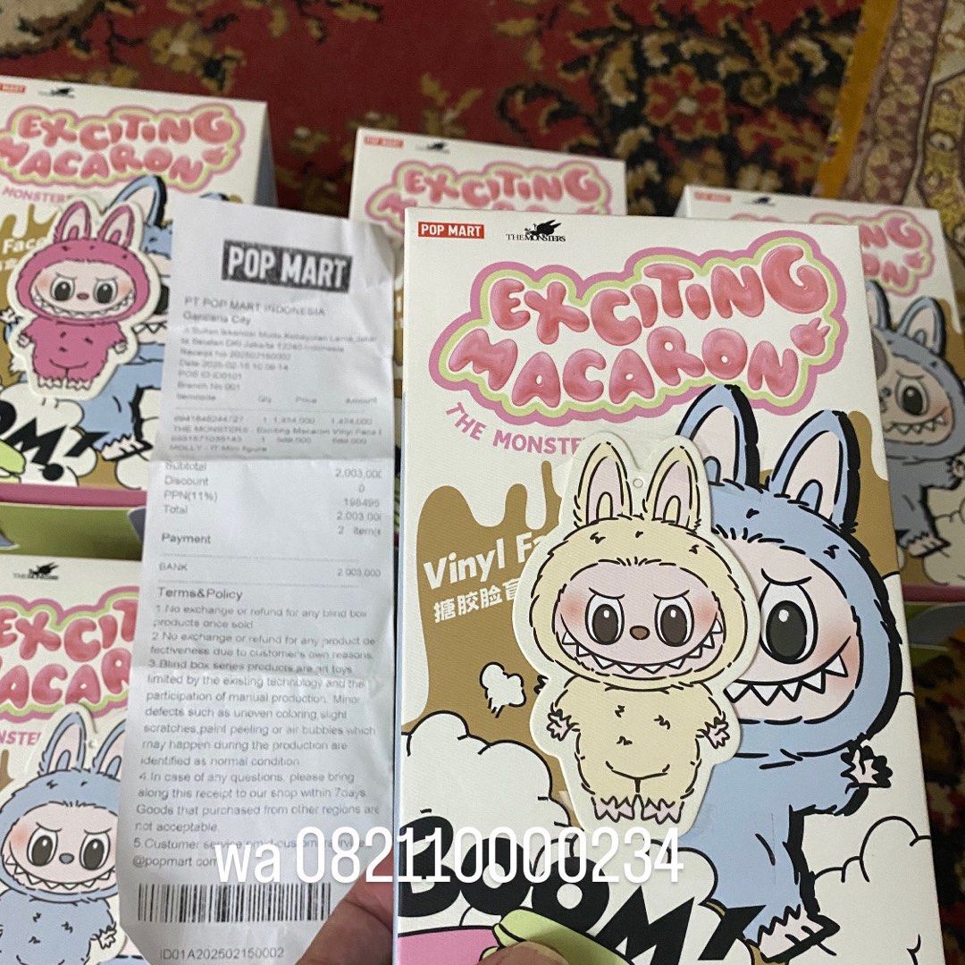 POP MART LABUBU V1 SOYMILK FOIL SEALED POPMART GANCIT, Toys ...