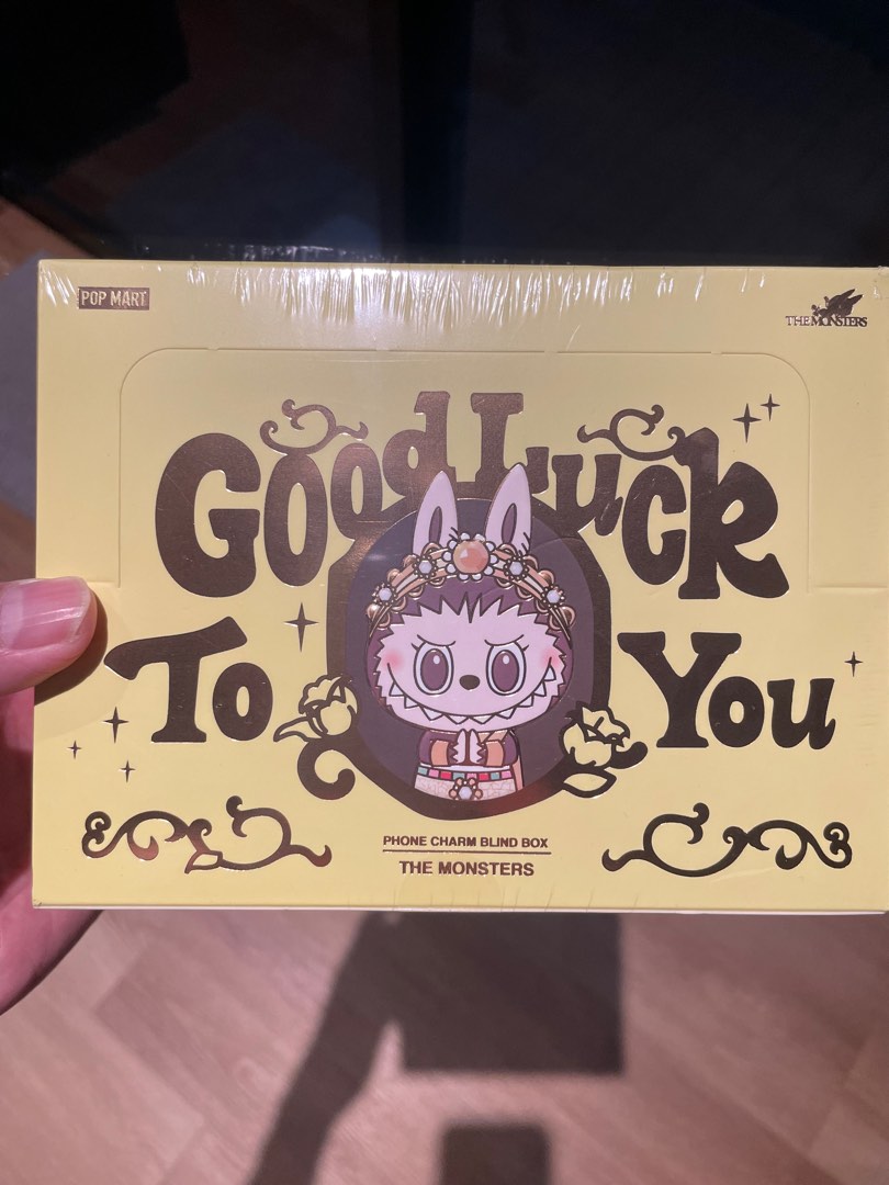 Popmart Labubu Good Luck to you Phone Charm set (sealed box with 6 ...
