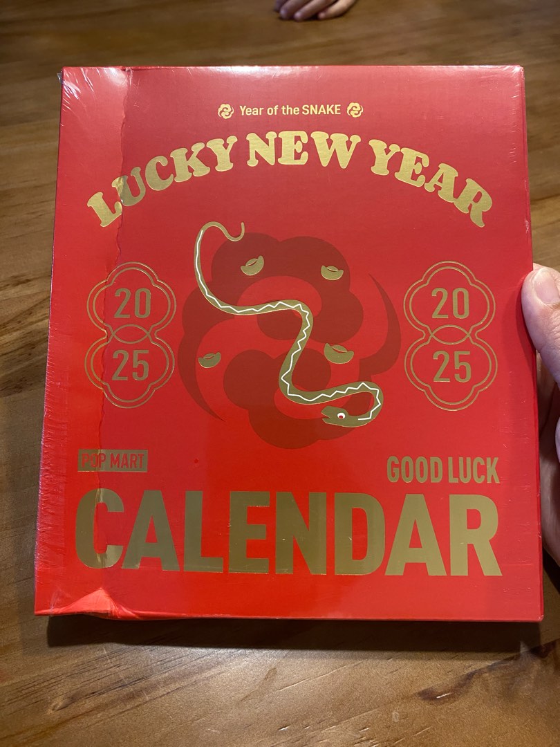 Popmart lucky snake 2025 calendar, Hobbies & Toys, Toys & Games on ...