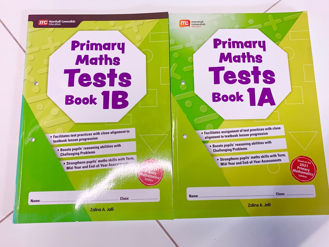 Primary Maths Tests Book 1A/1B/2B, Hobbies & Toys, Books & Magazines ...