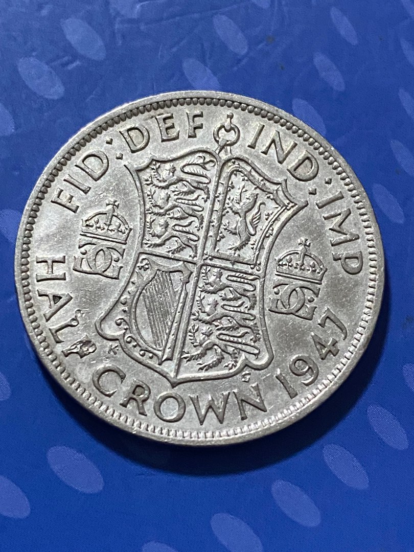 Rare conditions!!! UK 1947 Half Crown coin, Hobbies & Toys, Memorabilia ...