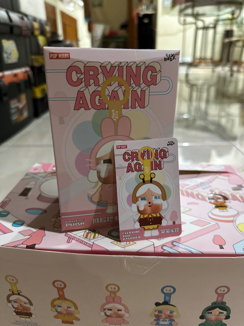READY BEE CRYBABY Crying Again Series-Vinyl Face Plush Blind Box, Toys ...
