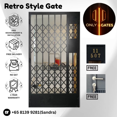 Retro Style Gates / HDB GATES / ONLY GATE / BTO GATES / FACTORY GATE ...