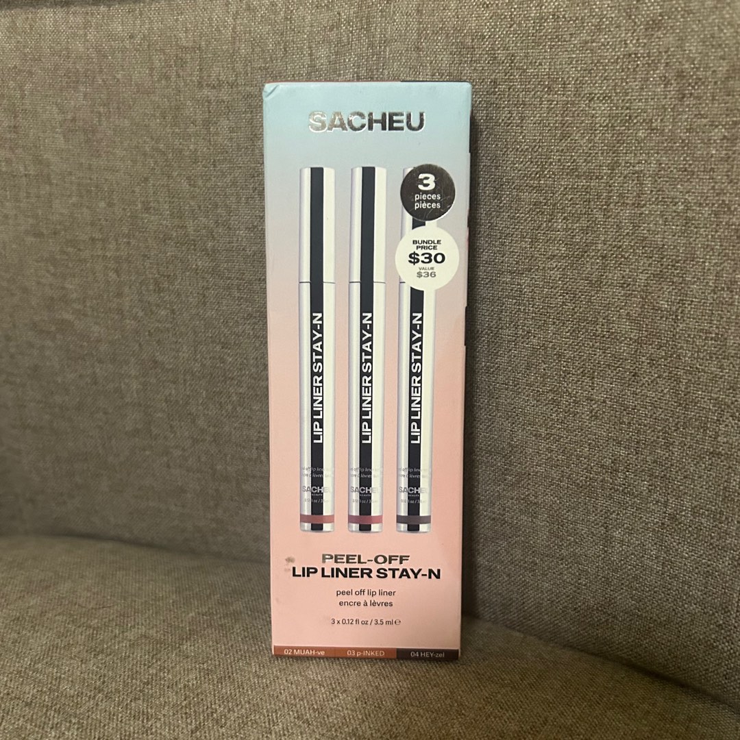 SACHEU Lip Liner STAY-N bundle of 3, Beauty & Personal Care, Face ...