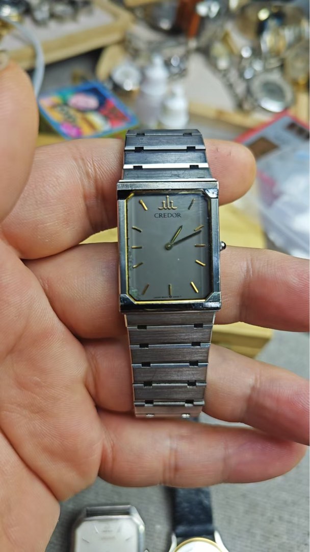 Seiko Credor Tank Integrated Bracelet, Men's Fashion, Watches ...