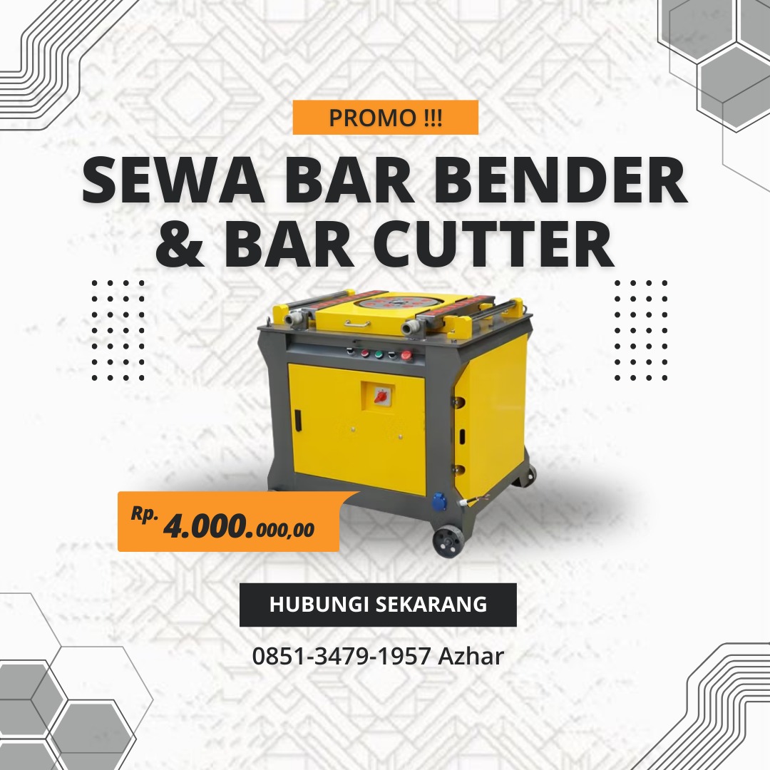 "Sewa Bar Bender dan Bar Cutter (BENDING CUTTING) Penekuk & Pemotong ...
