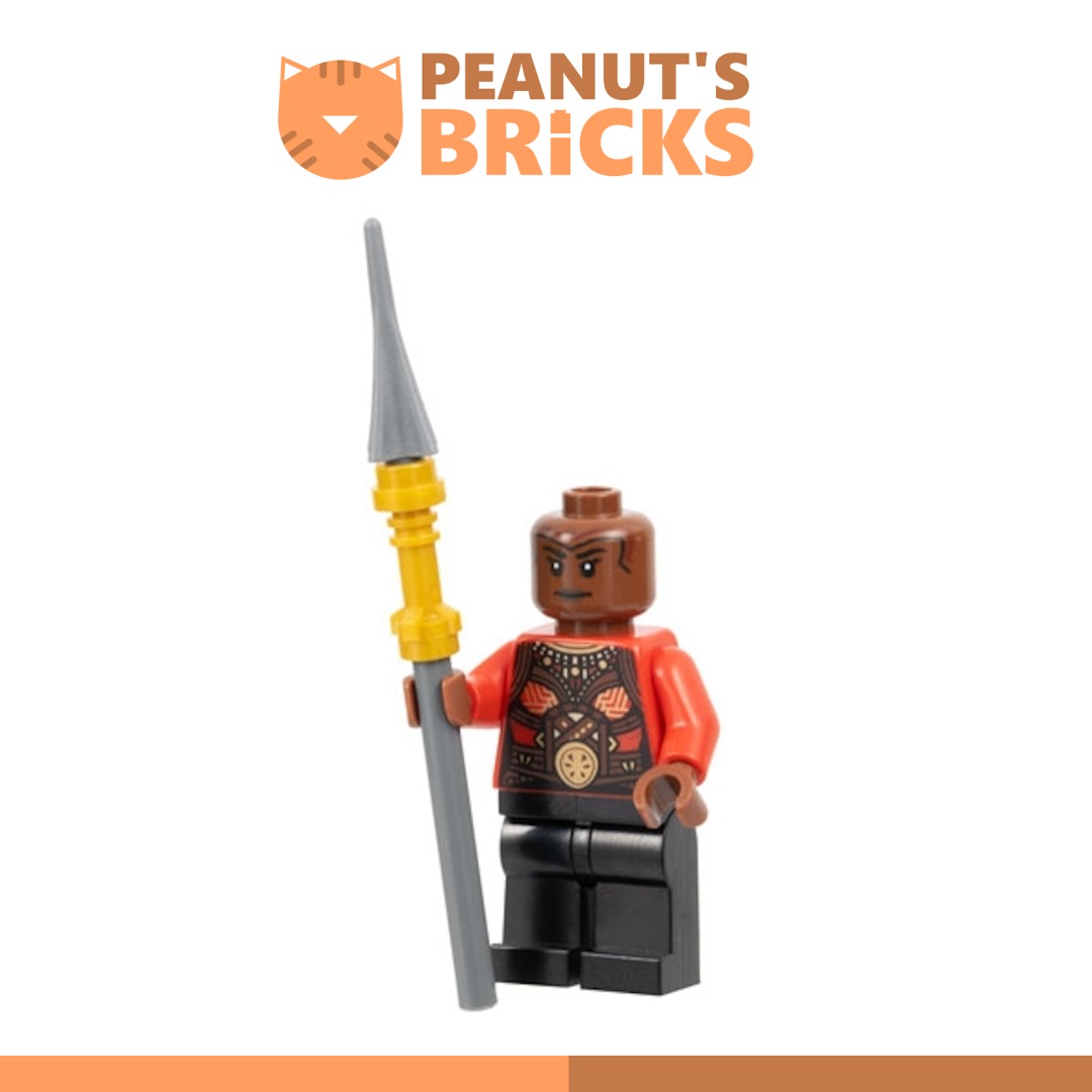 SH0847 Lego Minifigure Okoye (red top), Hobbies & Toys, Toys & Games on ...