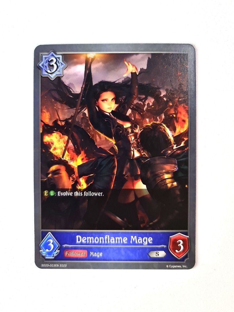 Shadowverse Evolve (English Ver) : Runecraft *Follower* Silver : Demonflame Mage Summoner from ...